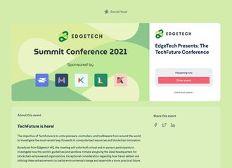 Virtual Conference Platform - Frameable Events